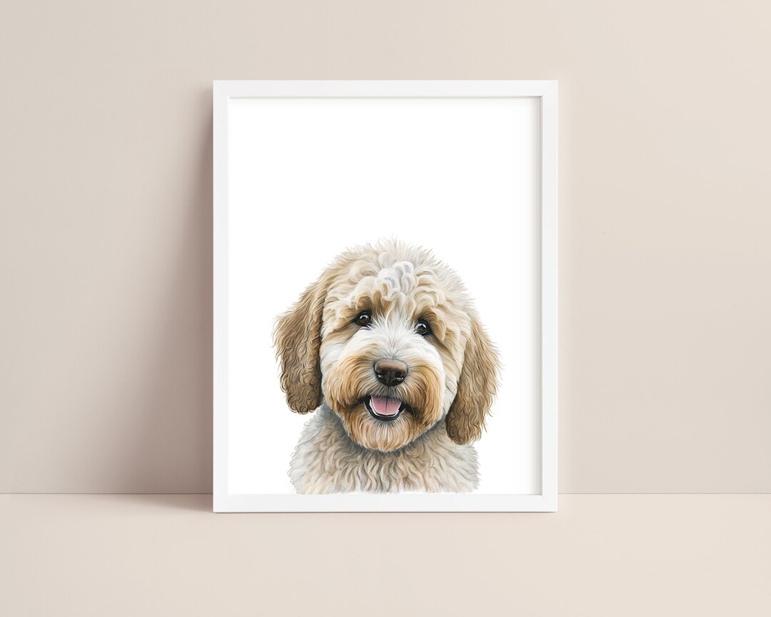 Labradoodle Art - Baby Labradoodle Nursery Print - Puppy Print ...