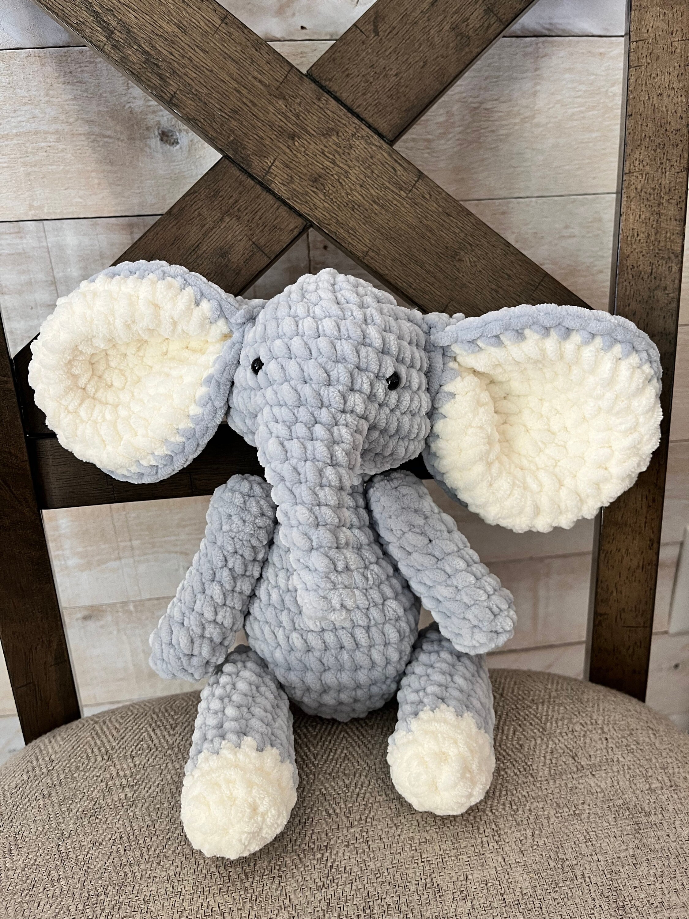 Crochet Stuffed Elephant - Etsy