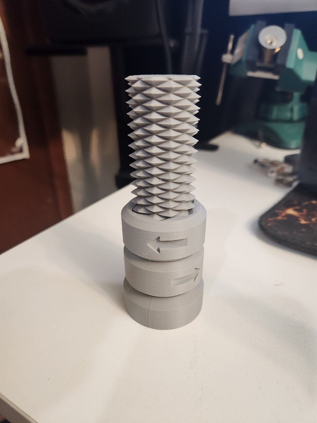 Dual Threaded 3d Printed Screw - Etsy
