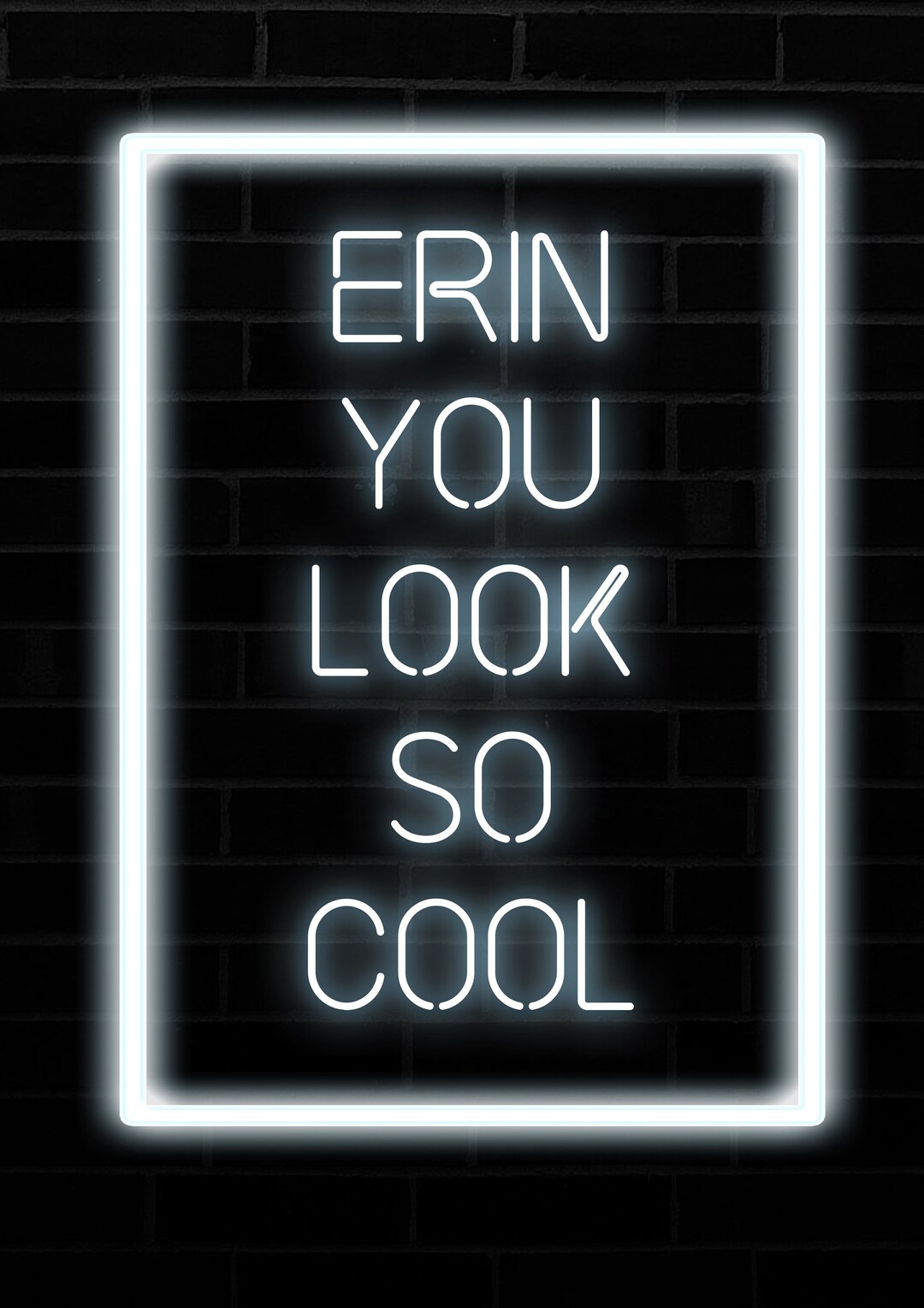 The 1975 Personalised Neon Sign Digital Print / Birthday Card Matty ...
