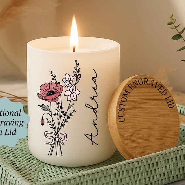 Flower Candle - Etsy