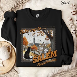 Salem Massachusetts T-shirt, Fall Sweatshirt, Spooky Season T-shirt ...