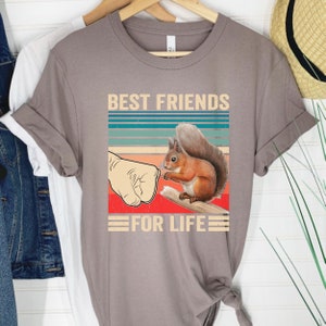 Squirrel T-shirt, Funny Squirrel Gift, Squirrel Lover Tshirt, Cute ...