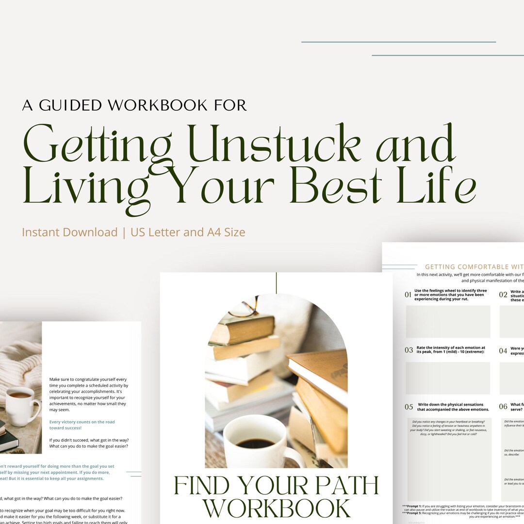 Guided Self Help Workbook: Reframing, Resetting, Reclaiming (PDF) - Etsy