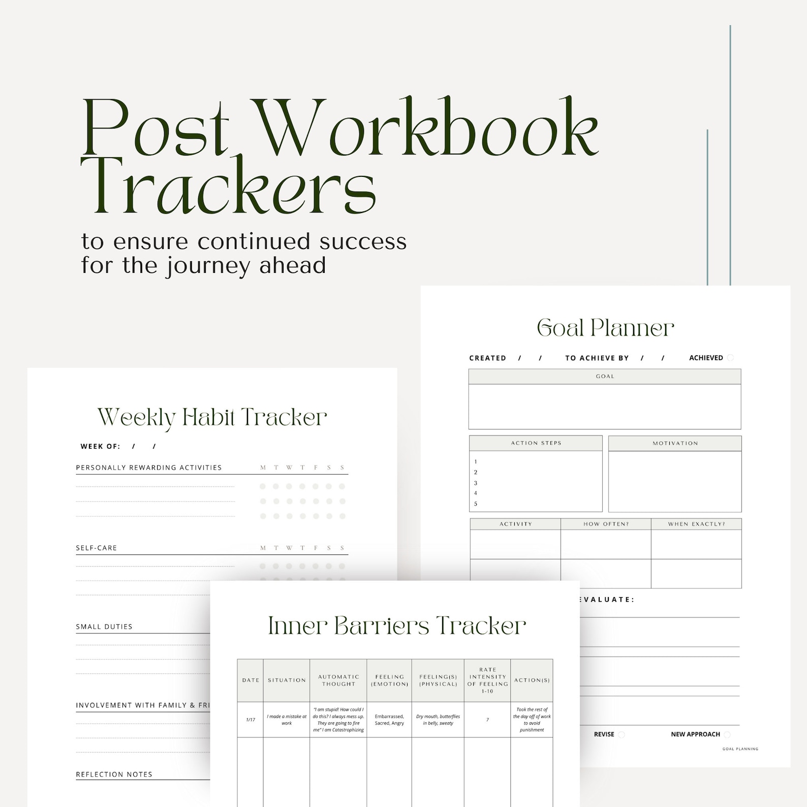 Guided Workbook for Getting Unstuck and Living Your Best Life | Therapy ...