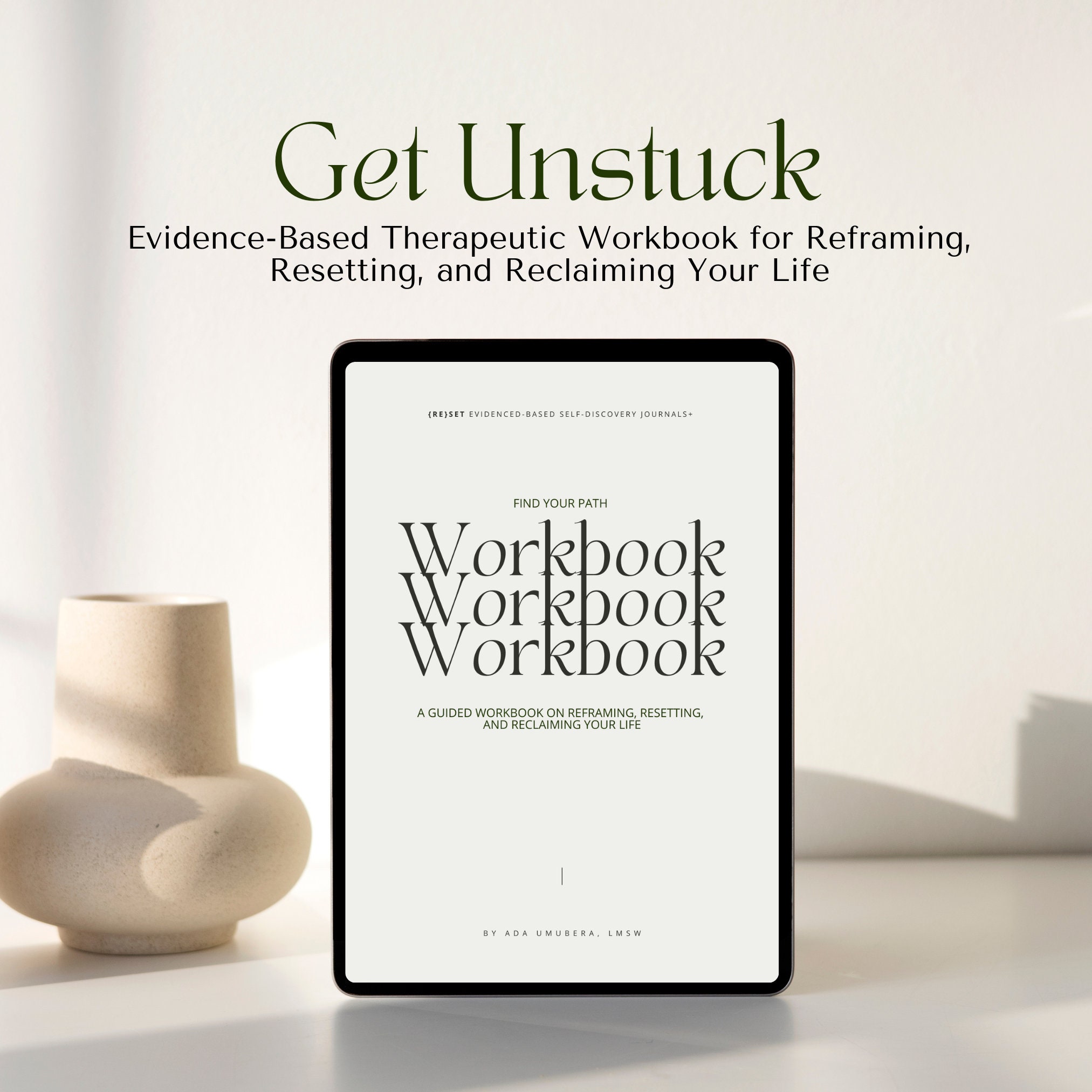 Guided Workbook for Getting Unstuck and Living Your Best Life | Therapy ...