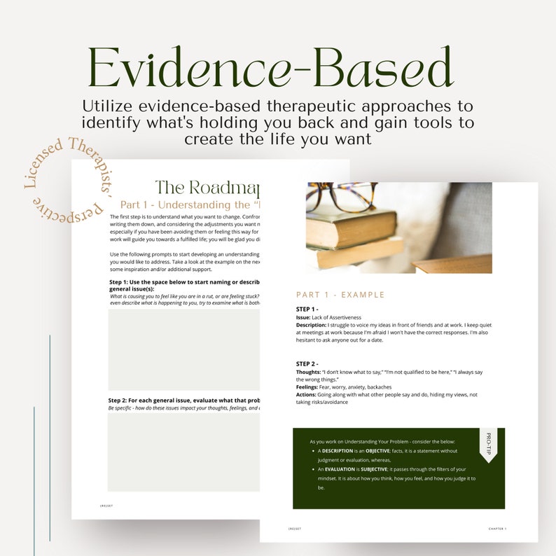 Guided Workbook for Getting Unstuck and Living Your Best Life | Therapy ...
