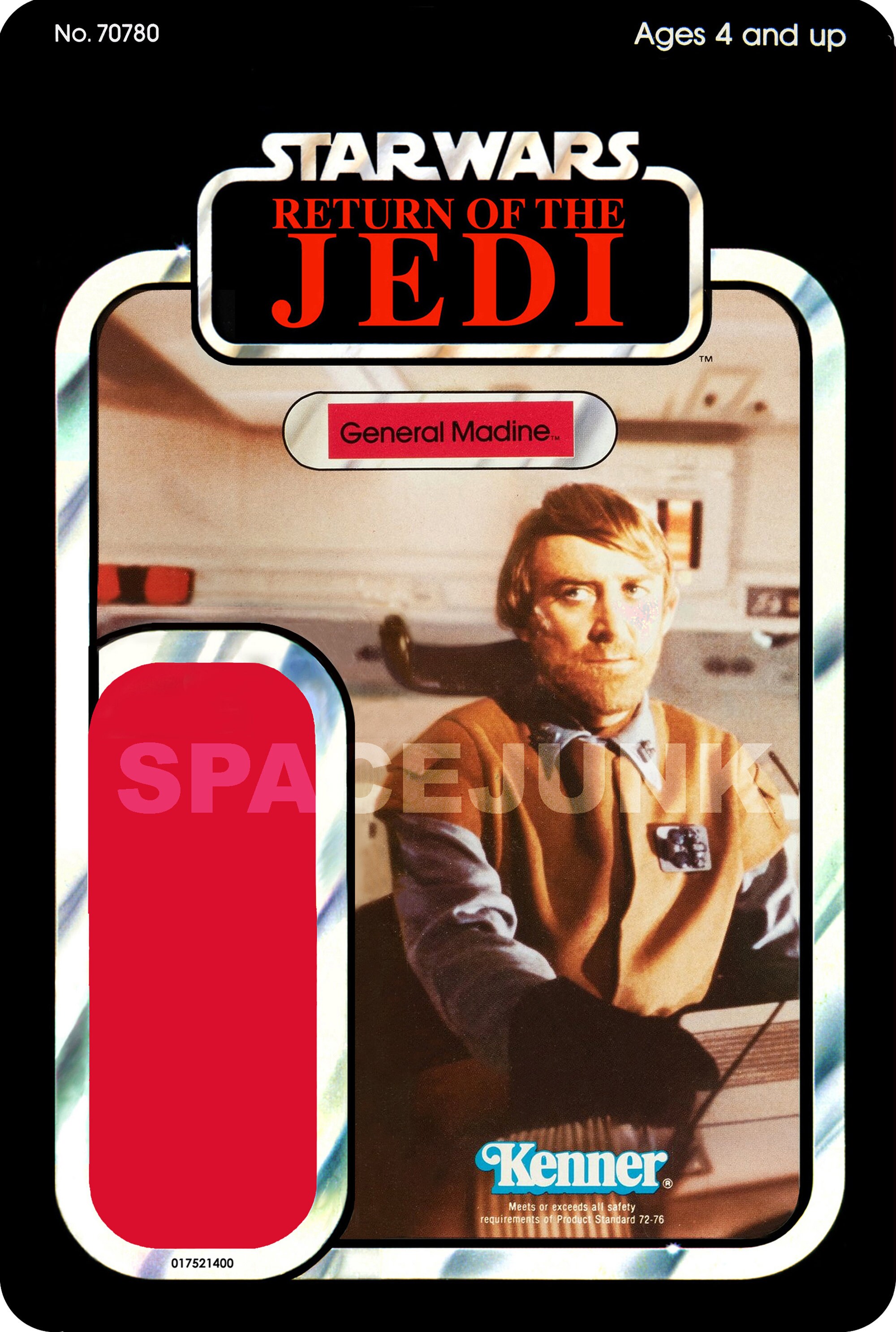 Star Wars ROTJ General Madine 1983 Repro Cardback - Etsy