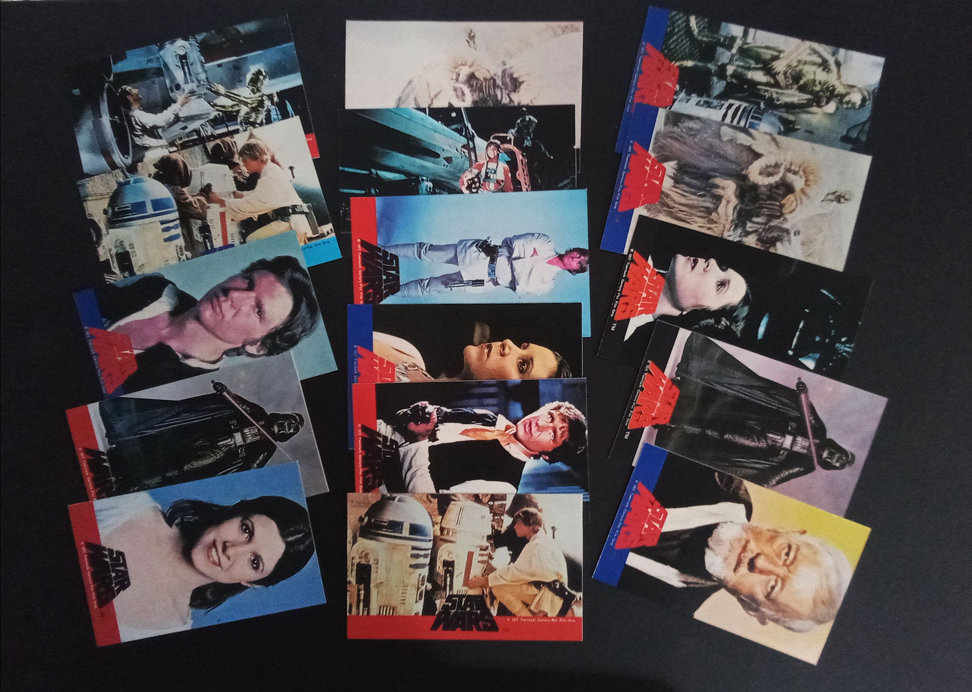 Star Wars 1977 Trading Cards Set B (set of 16) TOKYO QUEEN - Etsy Singapore