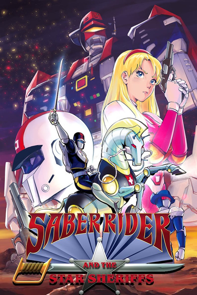 Saber Rider and the Star Sheriffs Aka Star Musketeers Bismark 1984 星銃士 ...
