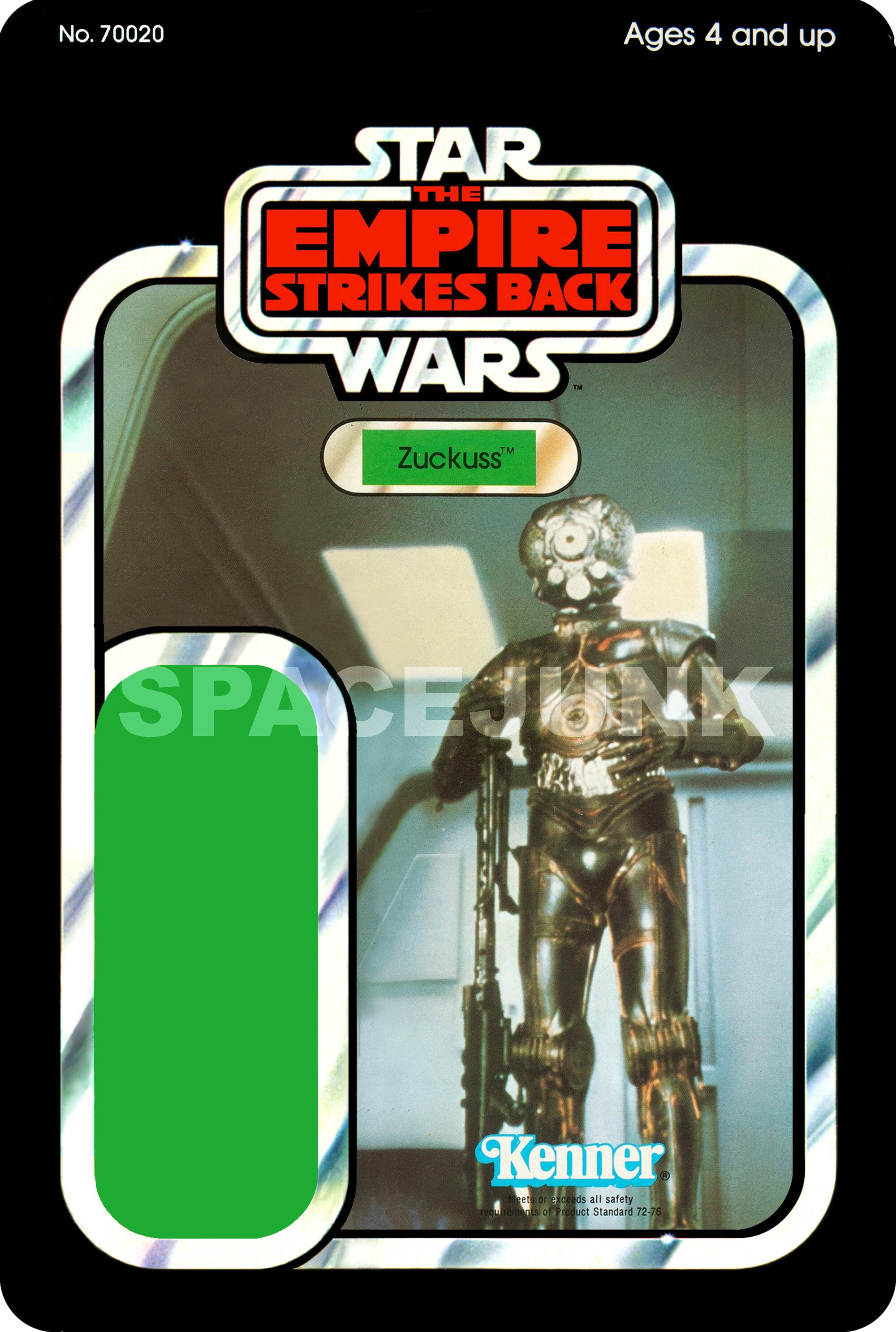 Star Wars the Empire Strikes Back Zuckuss 1980 Repro Cardback - Etsy