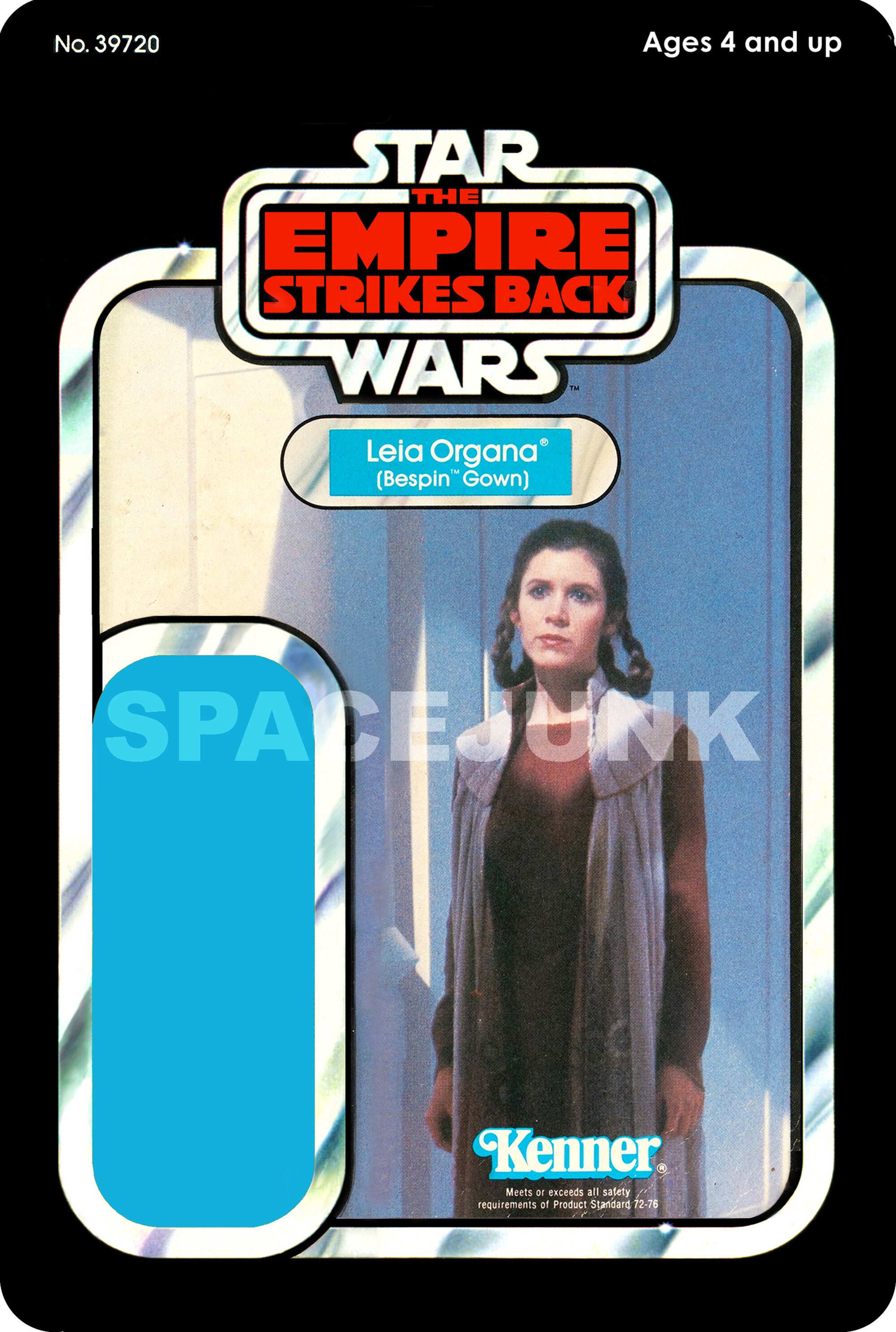 Star Wars the Empire Strikes Back Leia Bespin 1980 Repro Cardback - Etsy