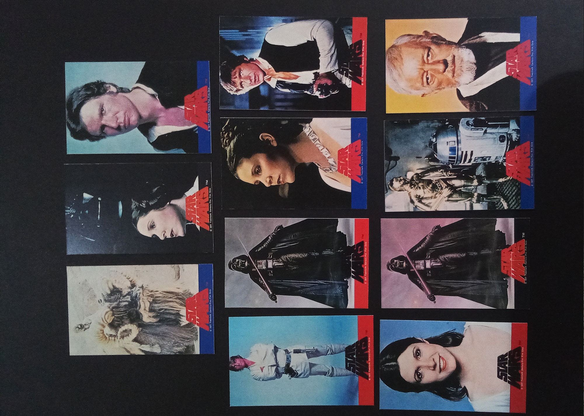 Star Wars 1977 Trading Cards Set B (set of 16) TOKYO QUEEN - Etsy Singapore