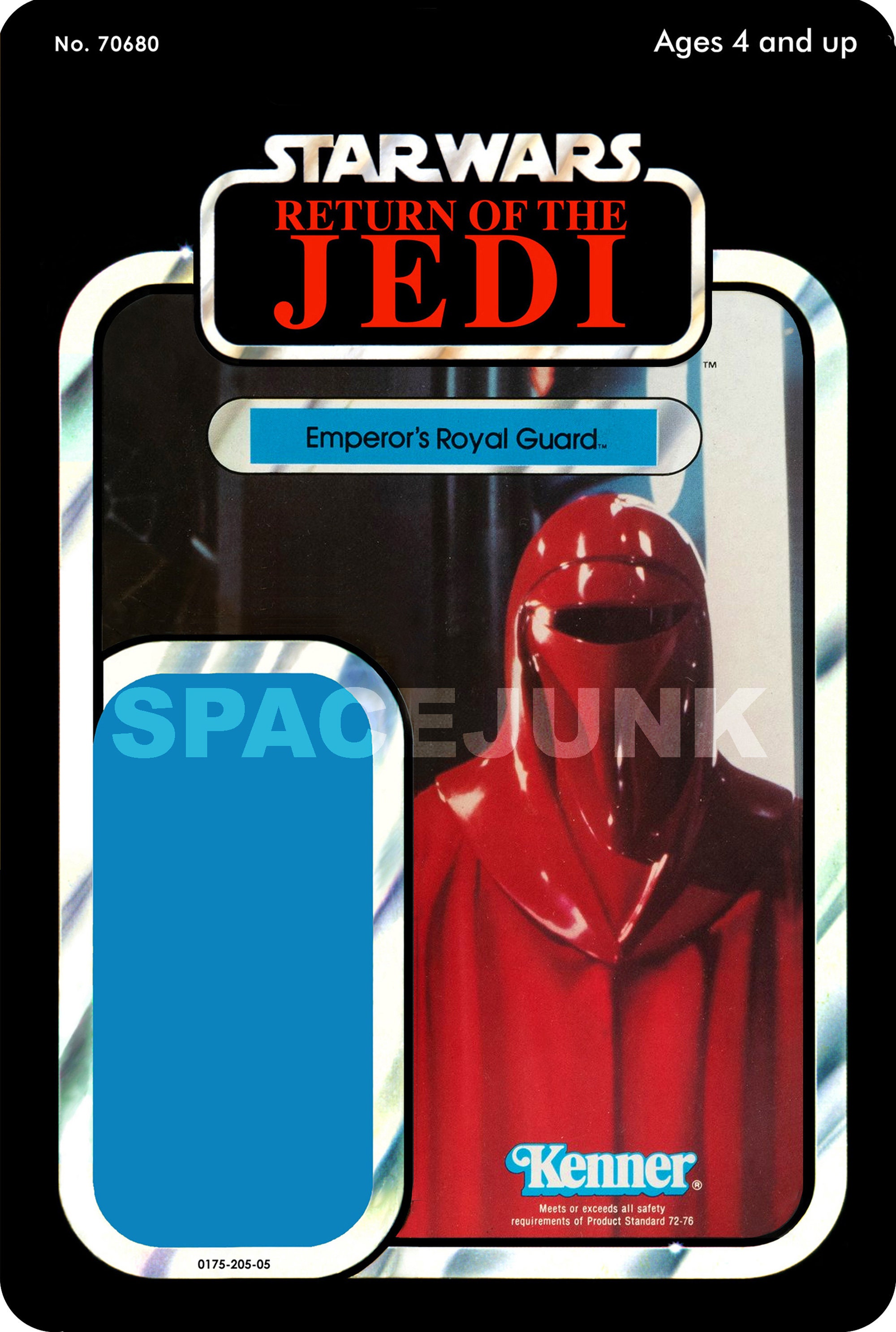 Star Wars ROTJ Emperor's Royal Guard 1983 Repro Cardback - Etsy Singapore
