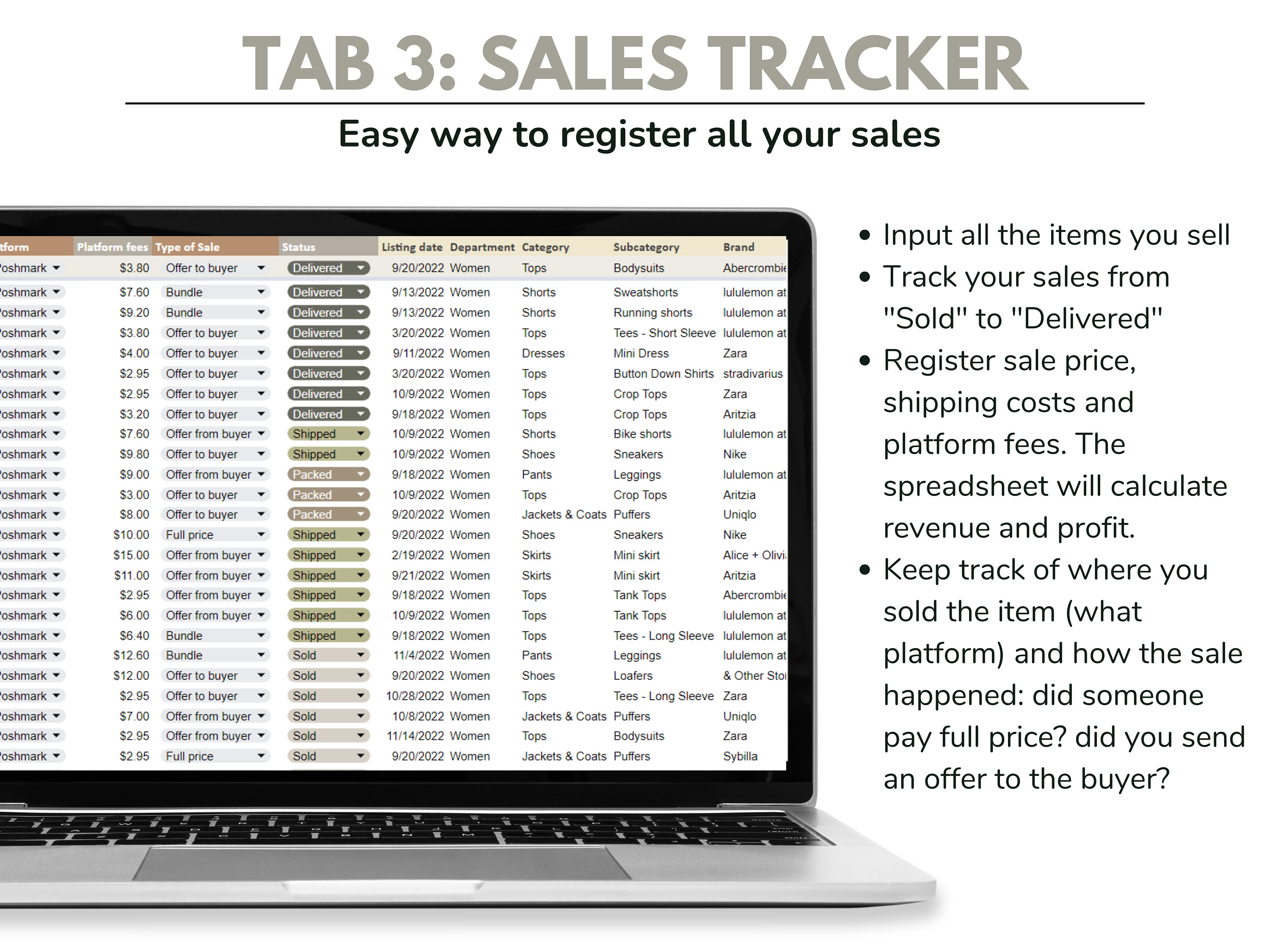 Reseller Spreadsheet | All-in-one Reseller Business Manager Spreadsheet ...