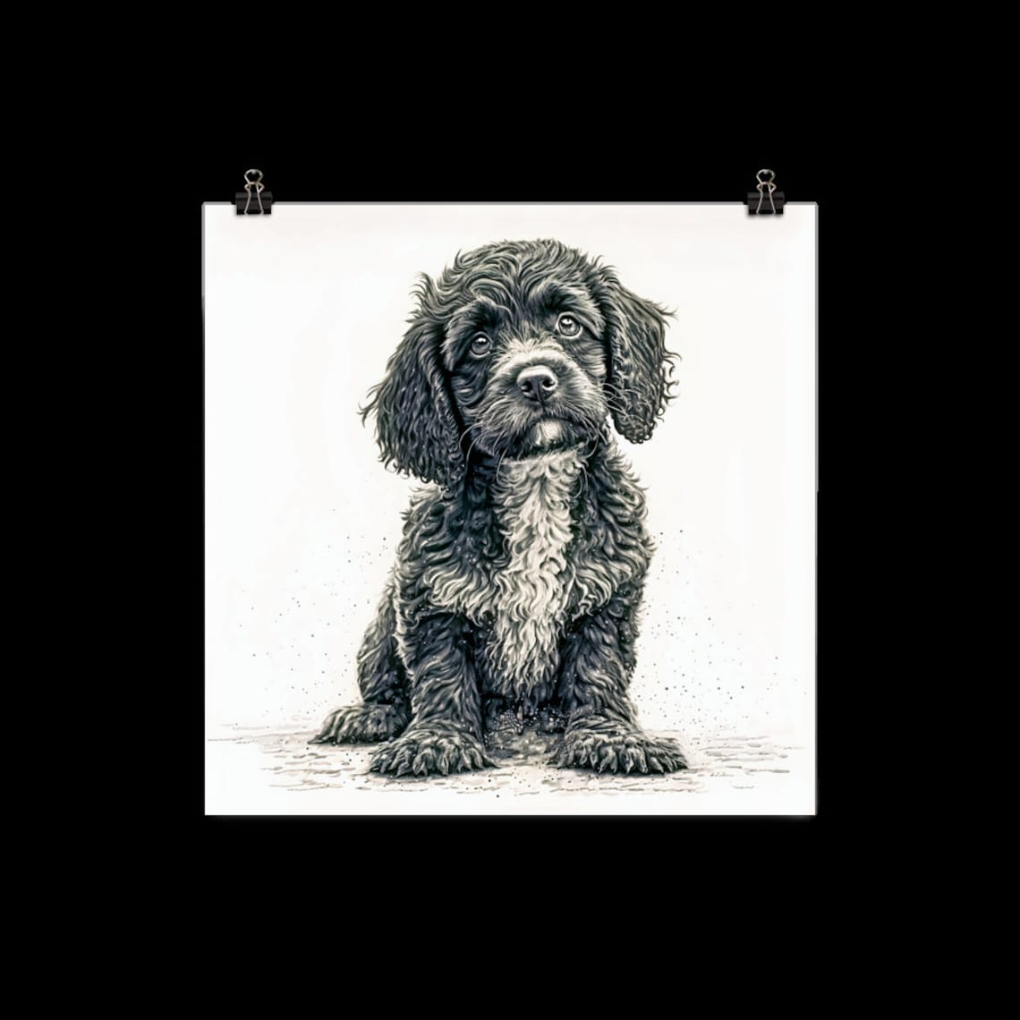 Cockapoo Dog Print, Cockapoo Art, Cockapoo Poster, Cockapoo Gift ...