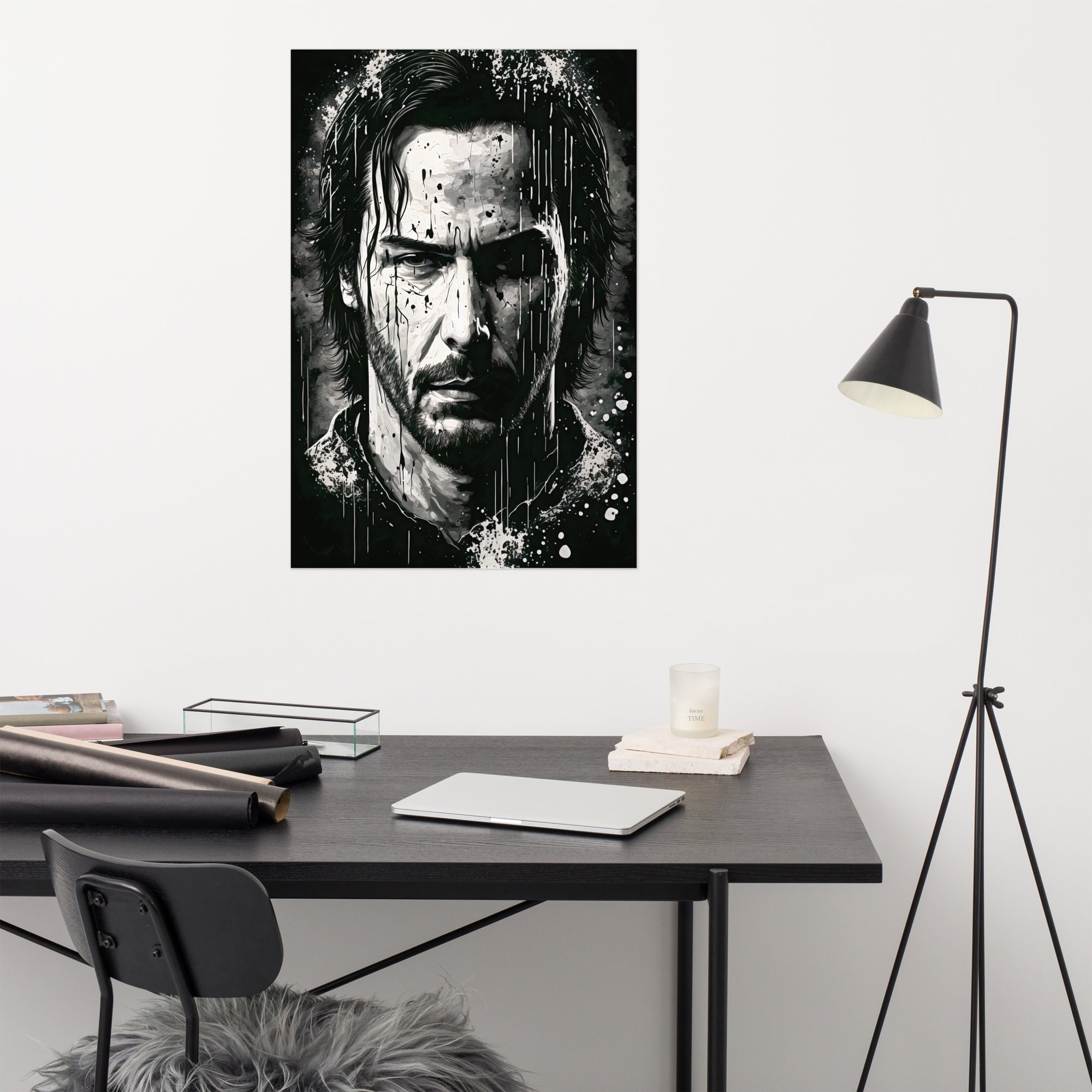 Keanu - Japanese Ink Print - Keanu Reeves - Art Print - Keanu Whoa ...
