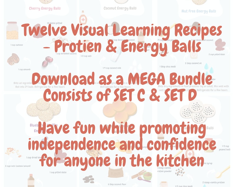 Montessori Mega Twelve BUNDLE SET for Visual Learning - Protein Energy ...