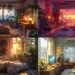 Sunset Rooms Twitch & Zoom Backgrounds Aesthetic Bedrooms, Cozy Vtuber ...