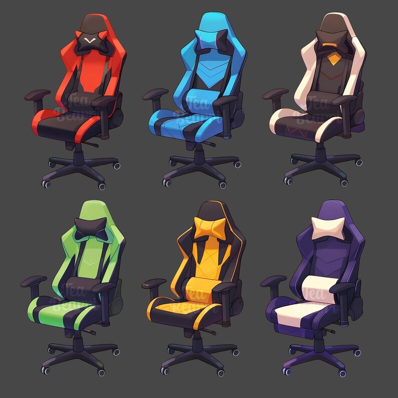Vtuber Gaming Chair Set • Twitch Stream Pngtuber Asset, Vtuber Pack, 2D ...