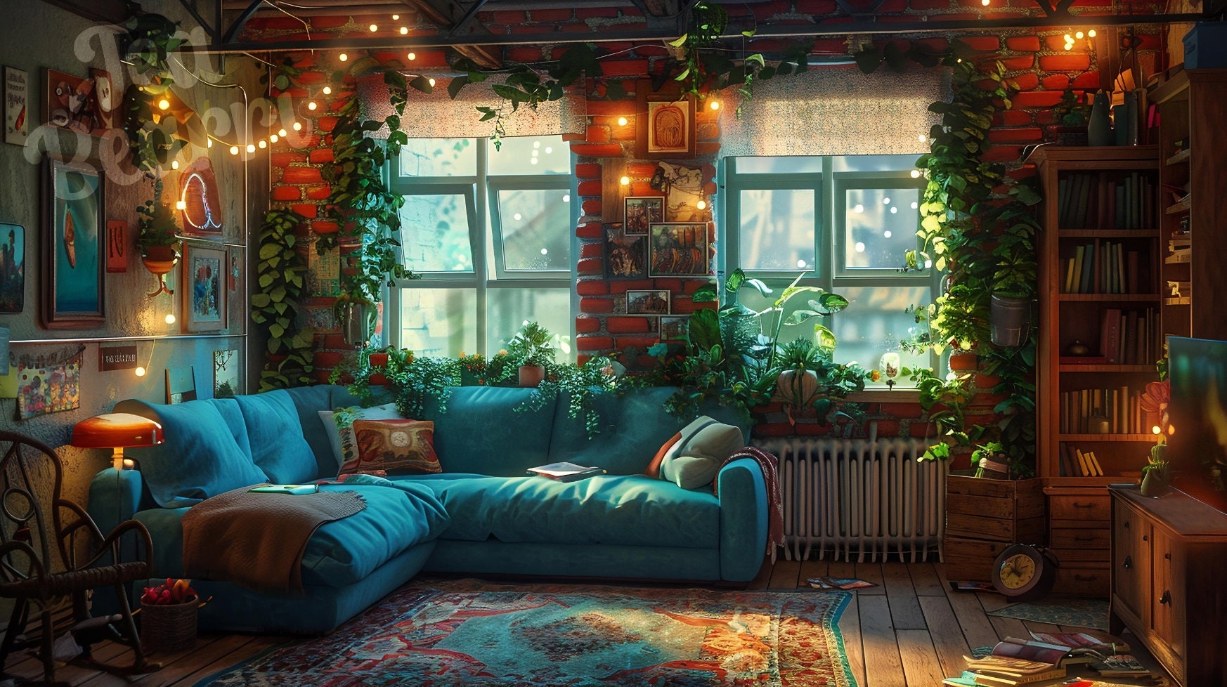 Whimsical Rooms Twitch & Zoom Backgrounds Aesthetic Backdrop, Cozy ...