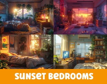 Whimsical Rooms Twitch & Zoom Backgrounds Aesthetic Backdrop, Cozy ...