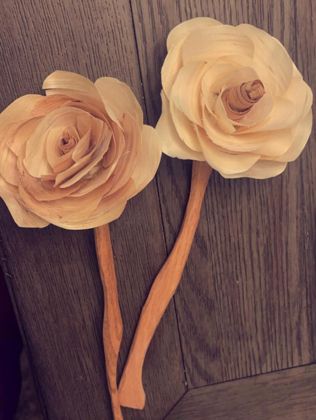 Handmade Wooden Roses - Etsy
