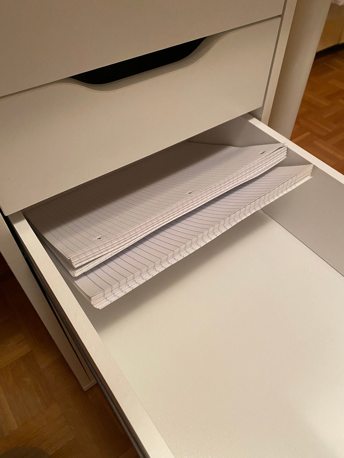 Drawer Paper Tray / Holder - Works With Ikea Alex - Etsy