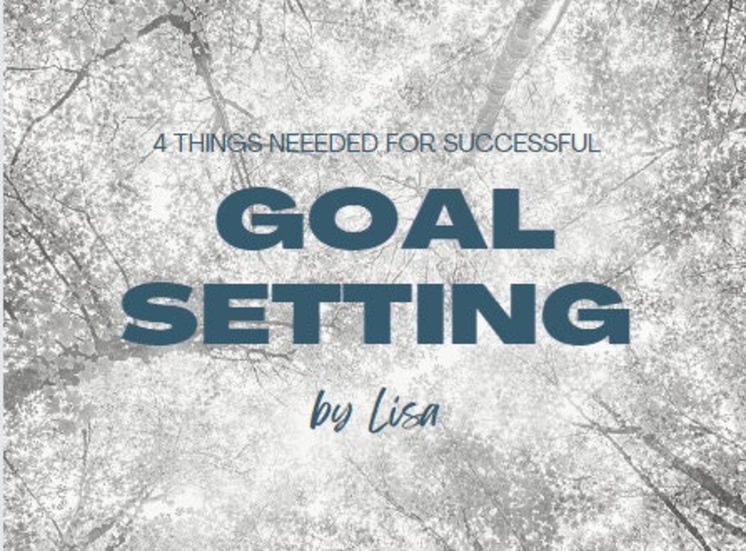 Goal Setting: 4 Things Needed for Success - Etsy