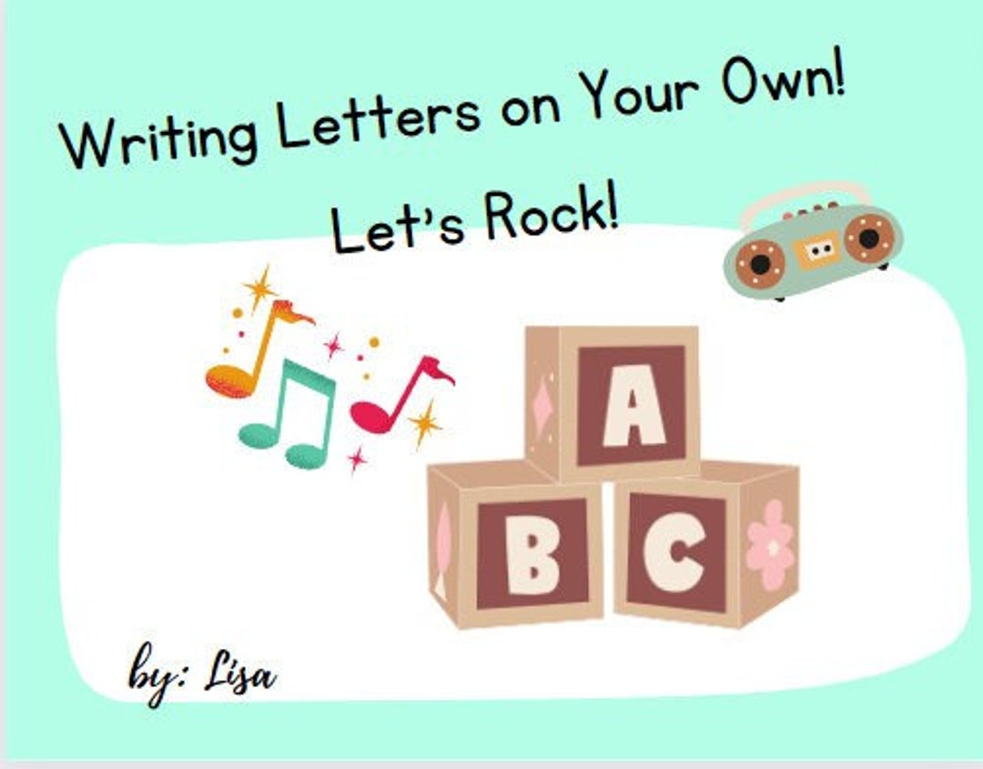 Writing Letters on Your Own! Handwriting Practice - Etsy