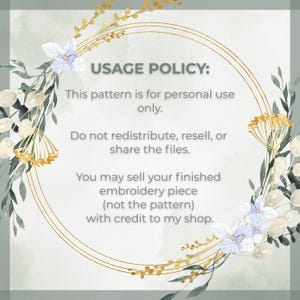 Editable Floral Hand Embroidery Pattern: Personalized Name Design (PDF ...