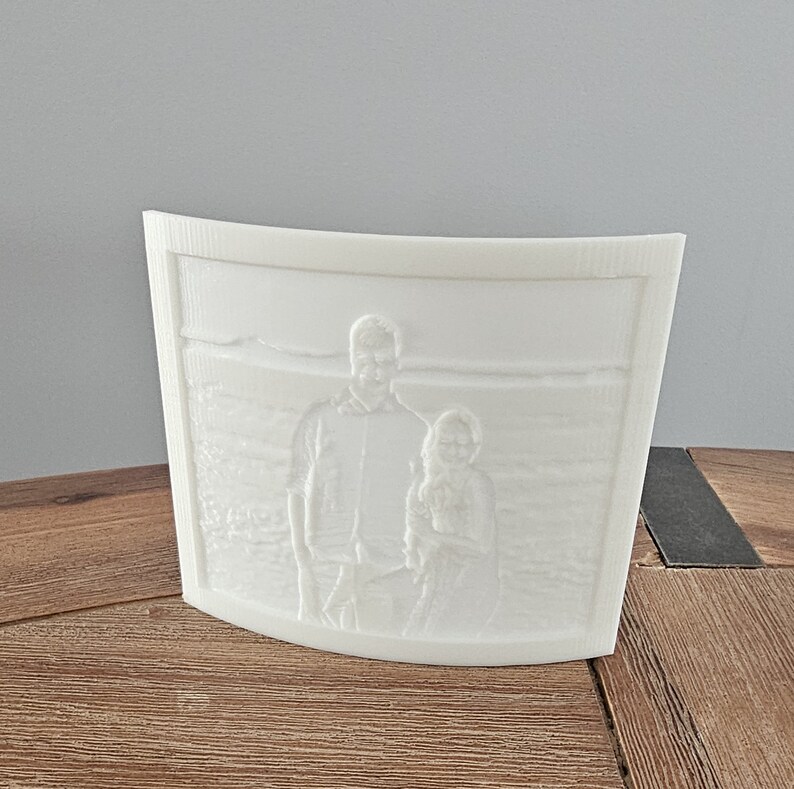 Personalized Portrait 3D Print Lithophane - Etsy