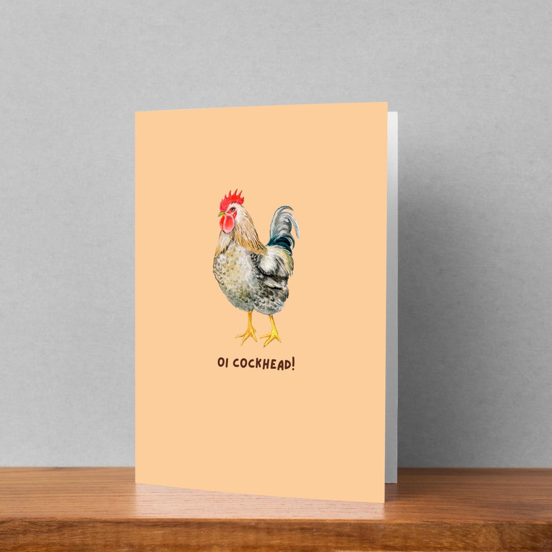 Oi C*ckhead! Joke Card | Funny Card | Hilarious | Humor Card | Pun ...