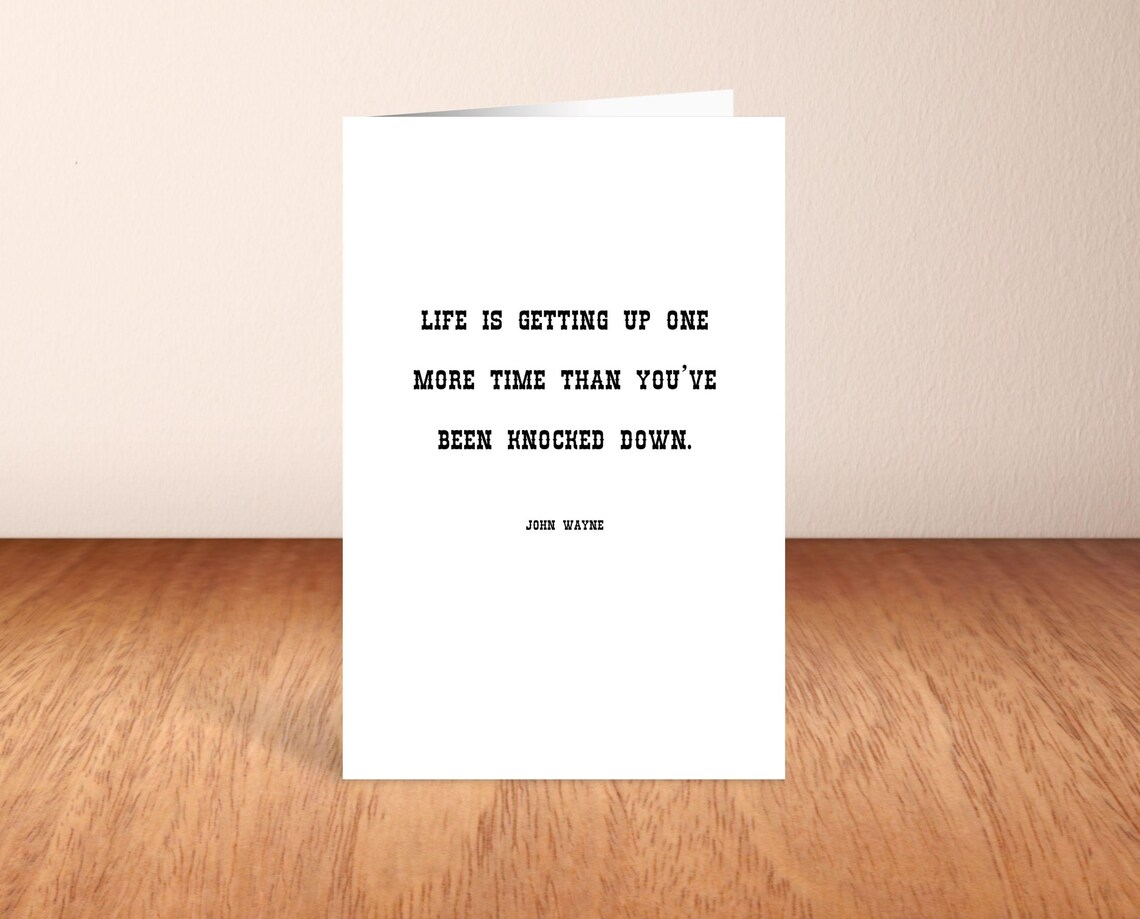John Wayne Quote | Southwestern | Greeting Card | Thank You Card ...