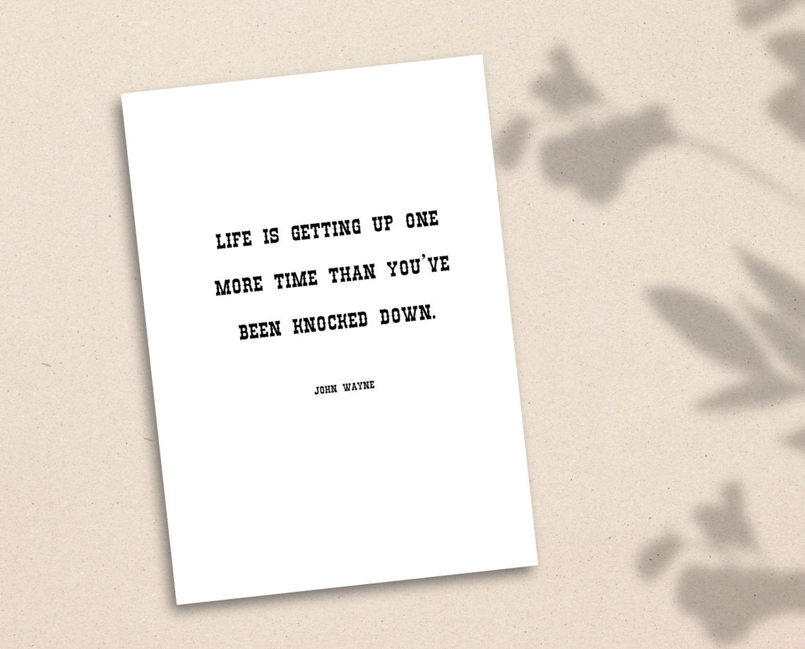John Wayne Quote | Southwestern | Greeting Card | Thank You Card ...