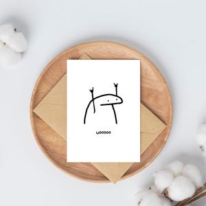Wooo | Congratulations Card | Joke Card | Cute Card | Congrats | Happy ...