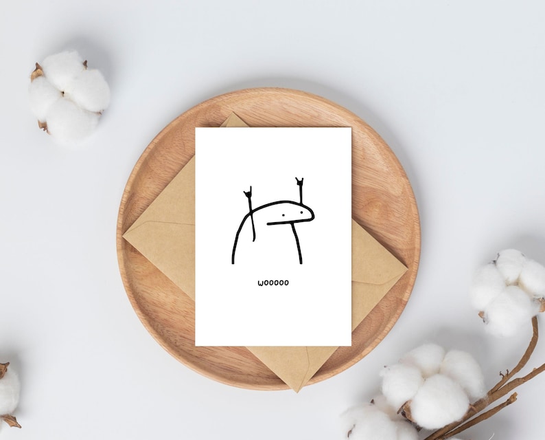 Wooo | Congratulations Card | Joke Card | Cute Card | Congrats | Happy ...