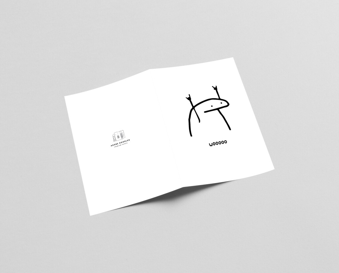 Wooo | Congratulations Card | Joke Card | Cute Card | Congrats | Happy ...