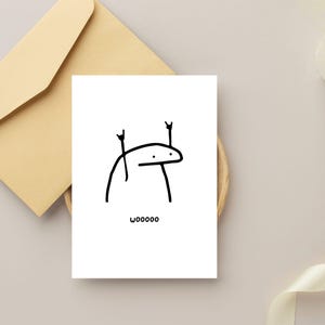 Wooo | Congratulations Card | Joke Card | Cute Card | Congrats | Happy ...