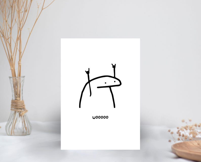 Wooo | Congratulations Card | Joke Card | Cute Card | Congrats | Happy ...