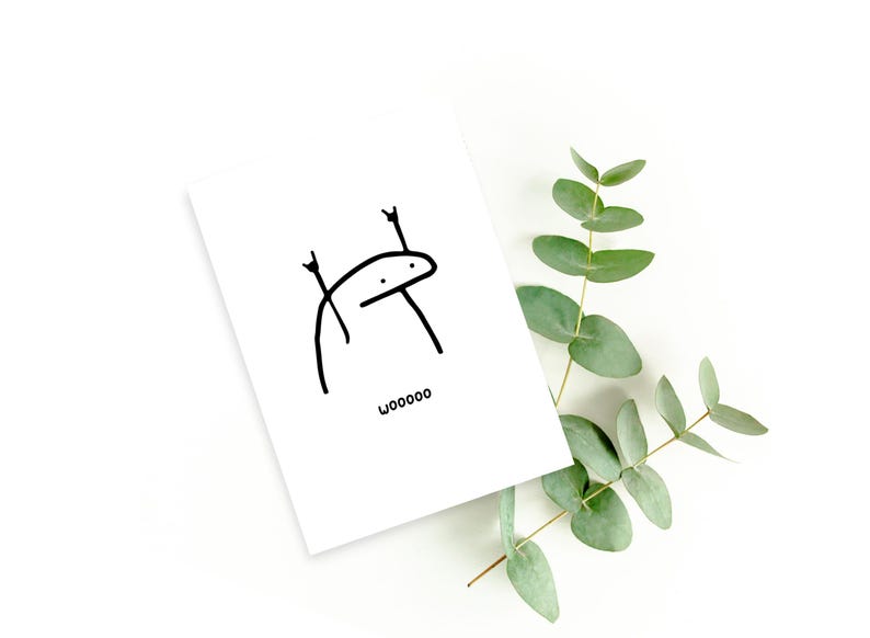 Wooo | Congratulations Card | Joke Card | Cute Card | Congrats | Happy ...