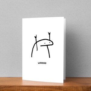 Wooo | Congratulations Card | Joke Card | Cute Card | Congrats | Happy ...