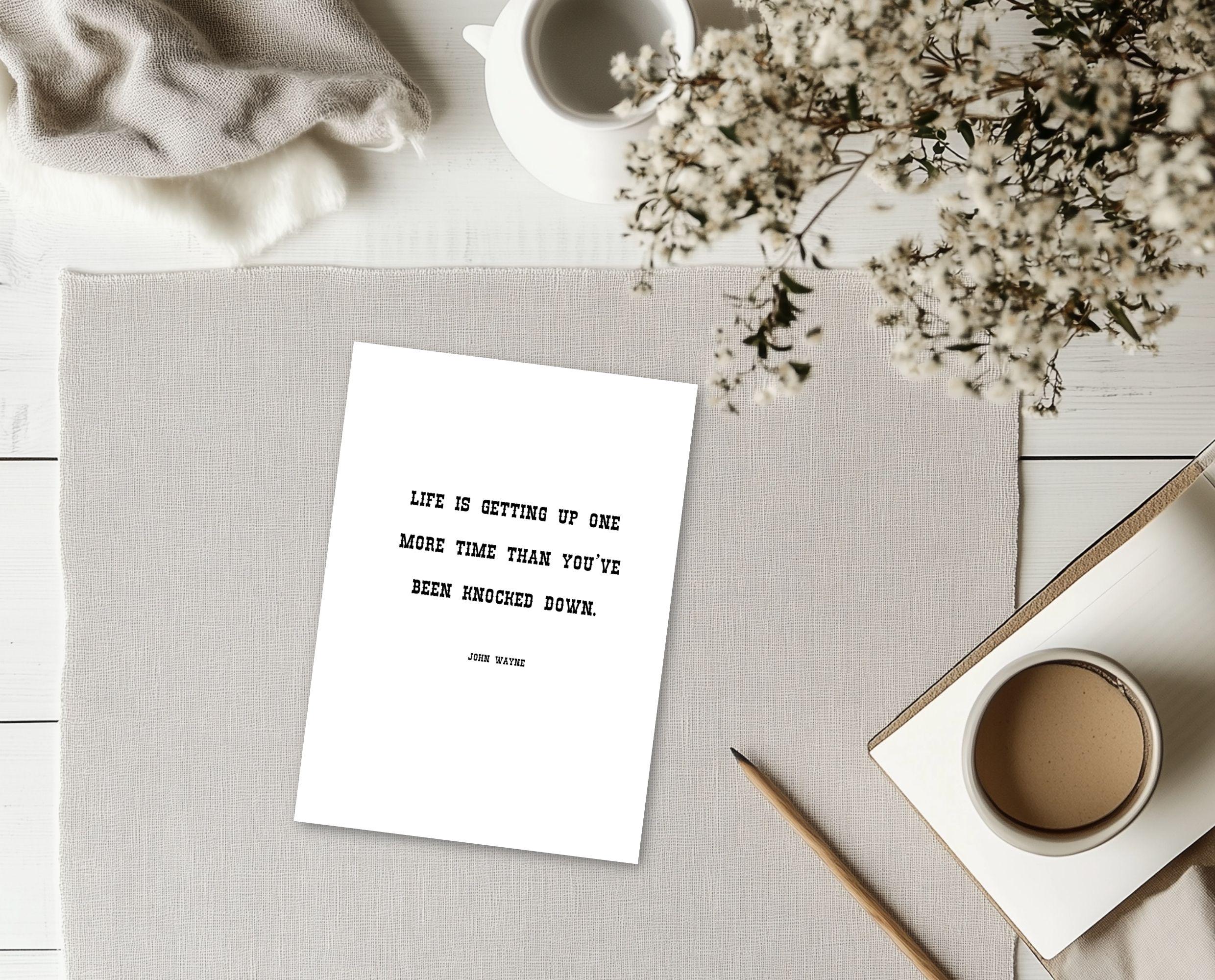 John Wayne Quote | Southwestern | Greeting Card | Thank You Card ...