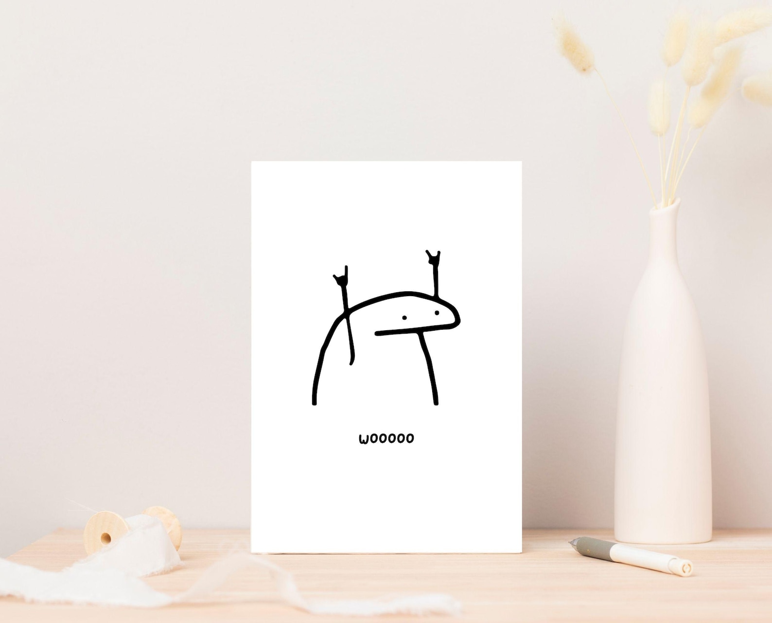Wooo | Congratulations Card | Joke Card | Cute Card | Congrats | Happy ...