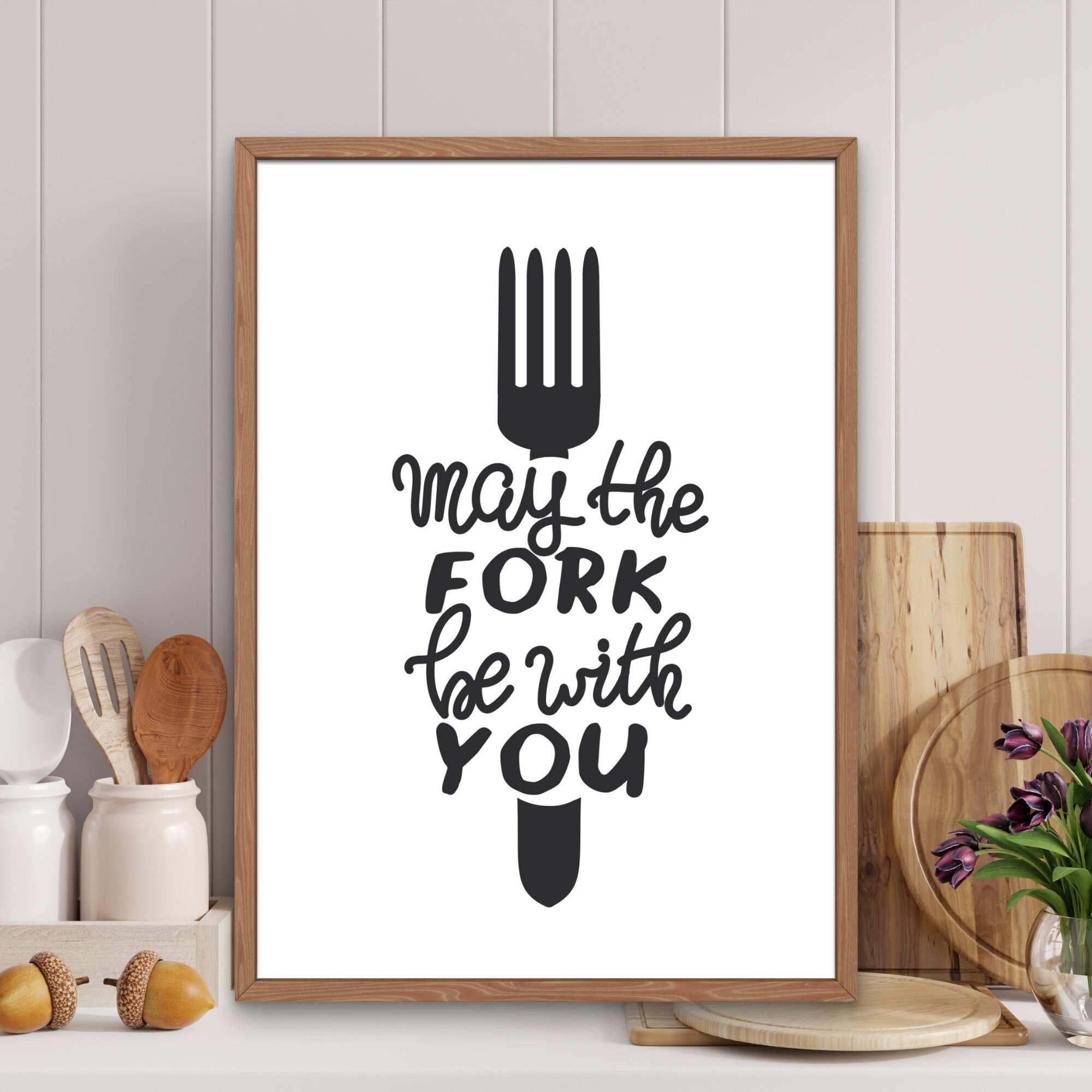 Kitchen Printable Set, Funny Kitchen Wall Decor, Kitchen Wall Art ...