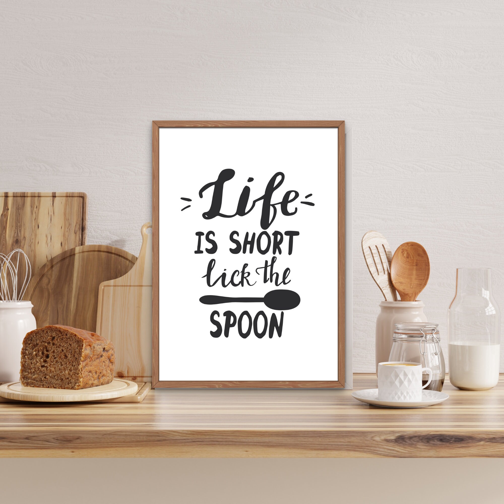 Kitchen Printable Set, Funny Kitchen Wall Decor, Kitchen Wall Art ...