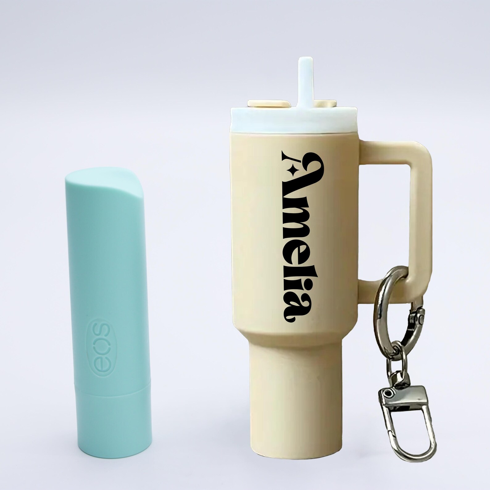 Personalized Keychain | Custom Keychain | Name Keyring | Chapstick ...