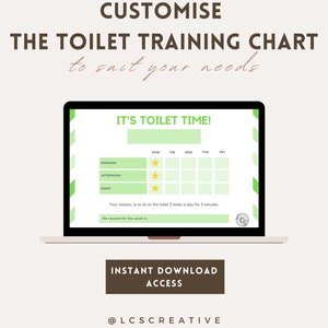 Toilet Training Reward Chart Printable, Instant Download PDF, PNG ...