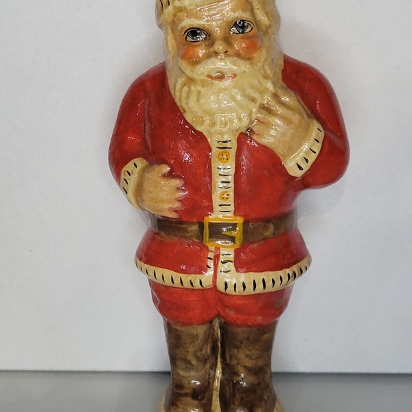 Chalkware Santa - Etsy