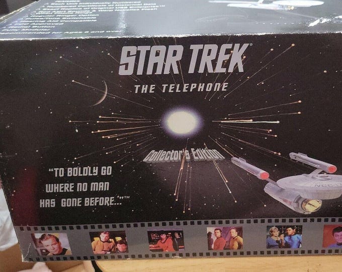 Vintage Telemania Star Trek USS Enterprise Telephone, 1993 Star Trek ...
